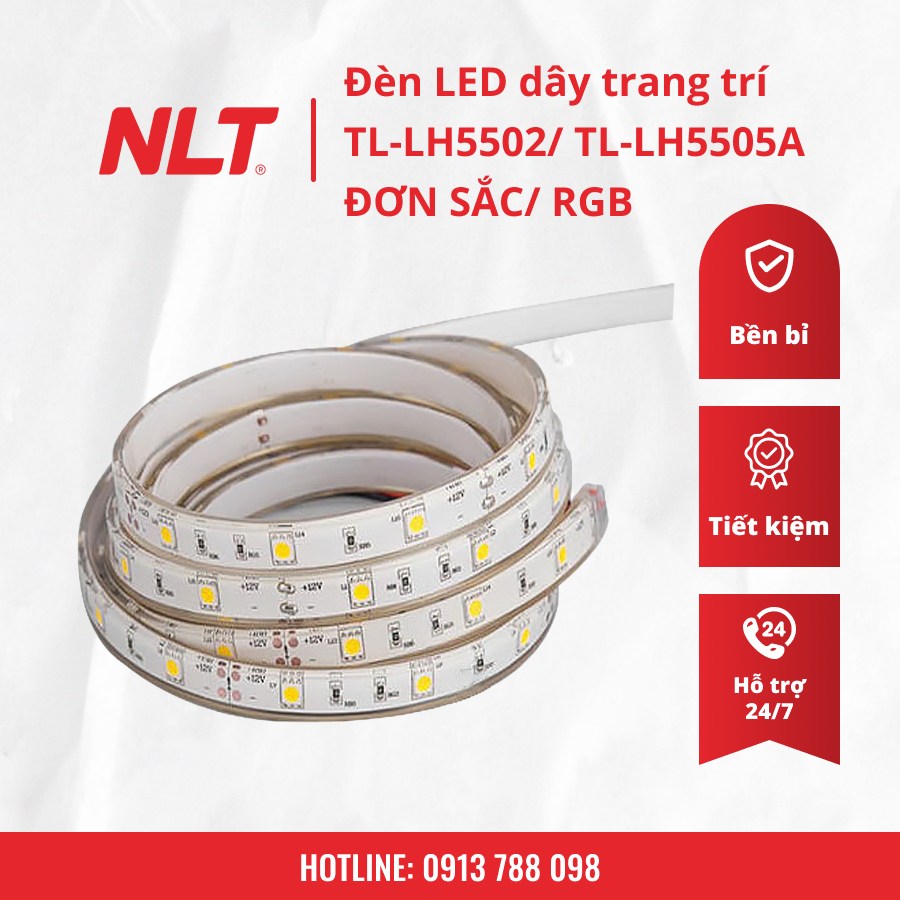 Đèn LED dây trang trí đơn sắc/RGB